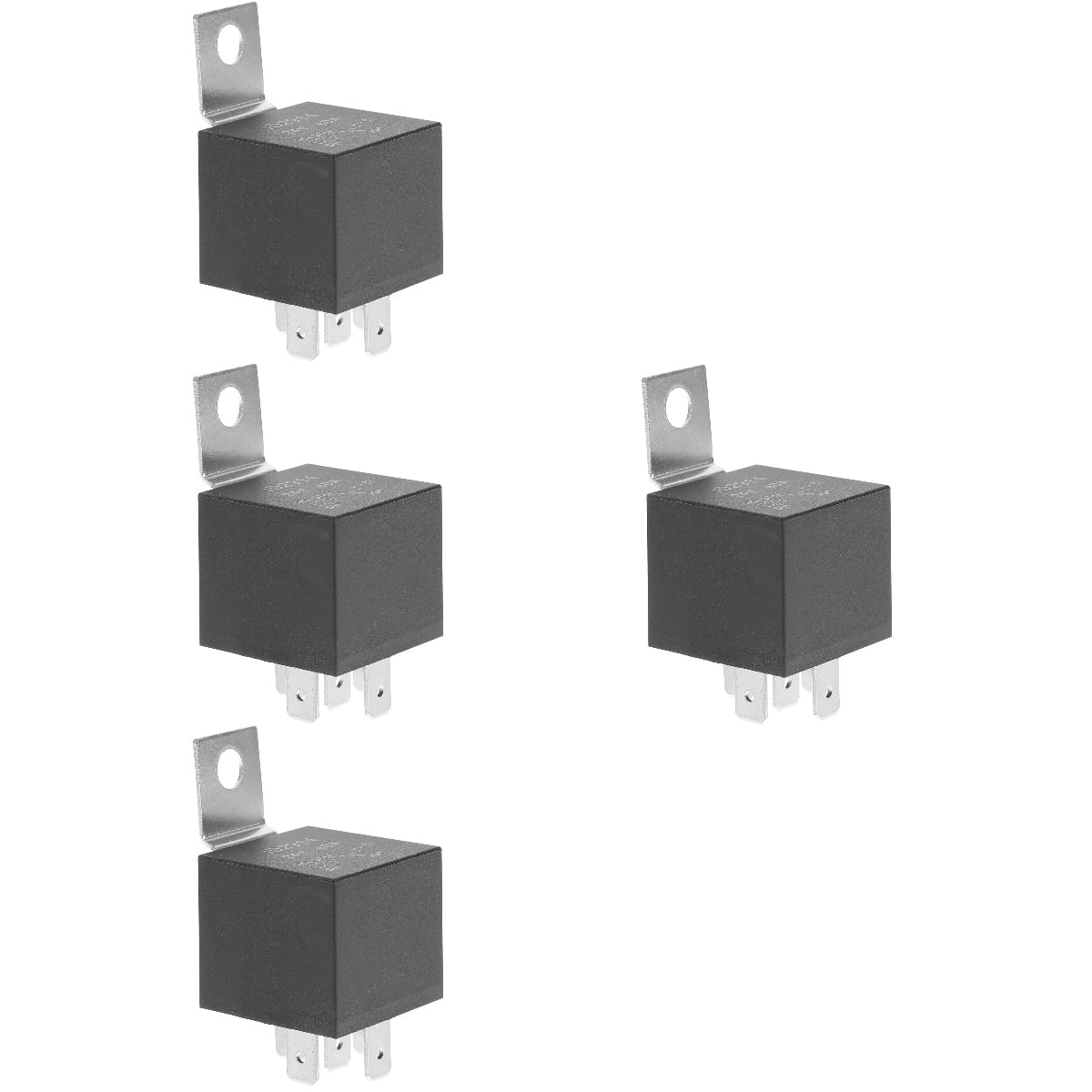 4pcs Car Relay 24v 40a Starter Relay 5 Pin Automotive Replacement ...