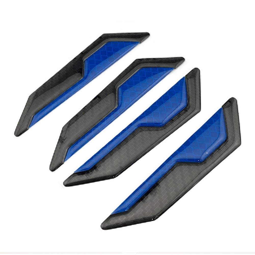 4pcs Car Side Door Edge Scratch Protector Strip Reflective Sticker ...