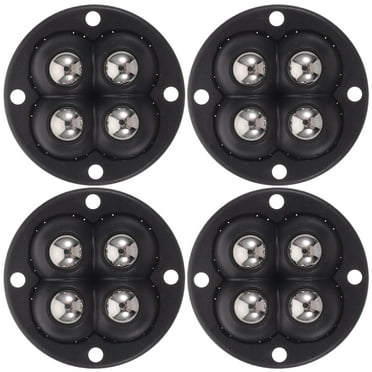 NUOLUX 4pcs Self Adhesive Caster Wheels 360 Degree Swivel Mini Adhesive ...