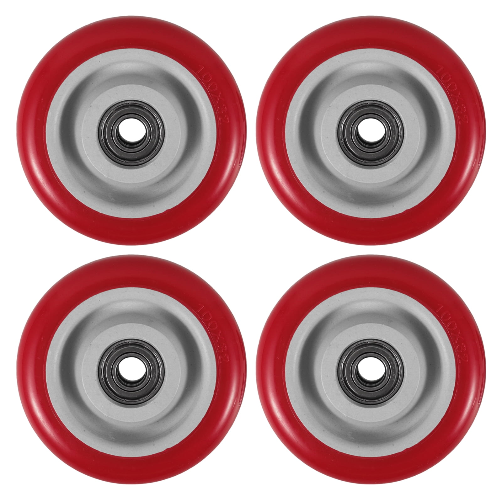 4pcs Caster Wheels Heavy Duty Bearing Wheels Replacement Wheels For ...