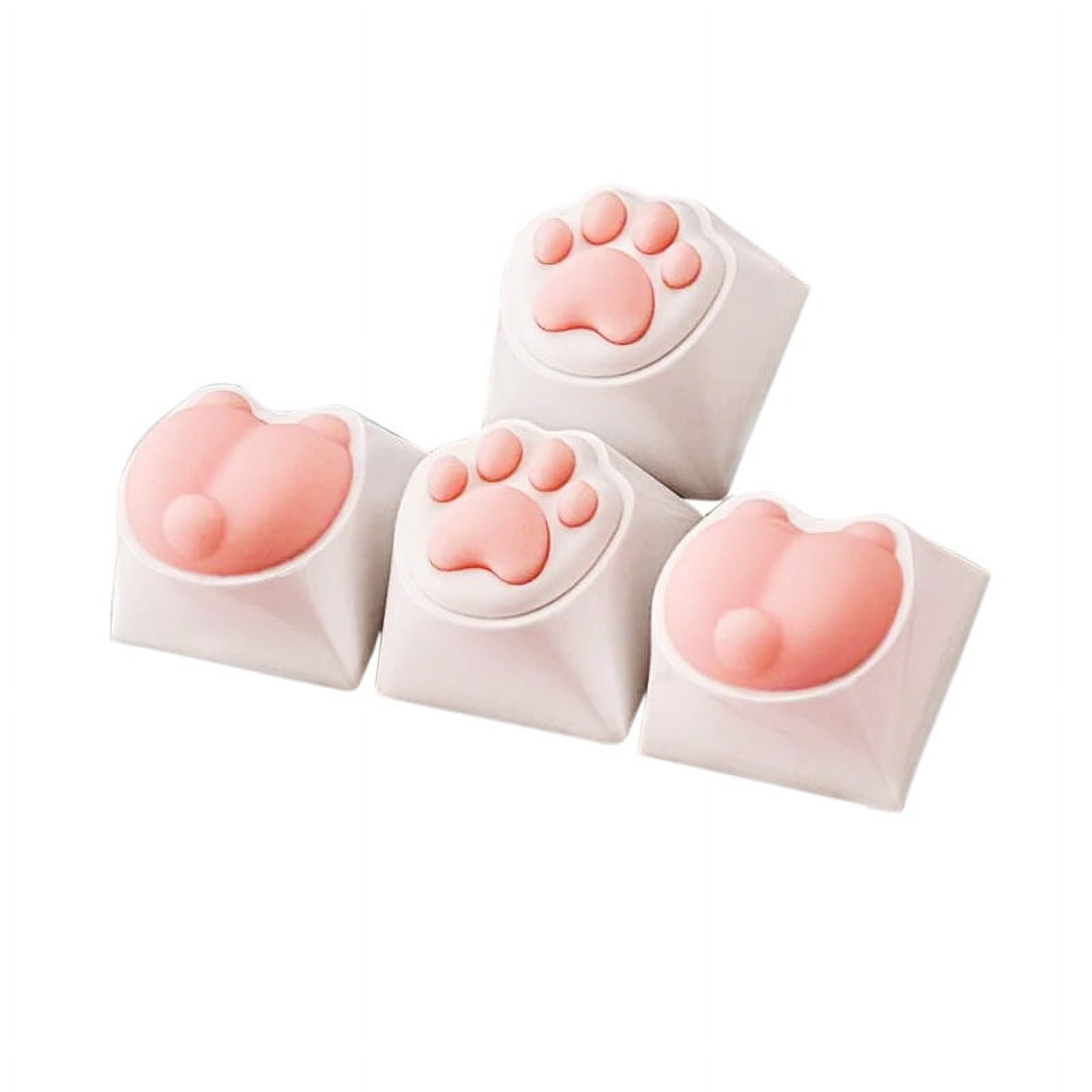 HOMEMAXS Cute Cat Paw Keycaps for Mechanical Keyboard Gaming ...