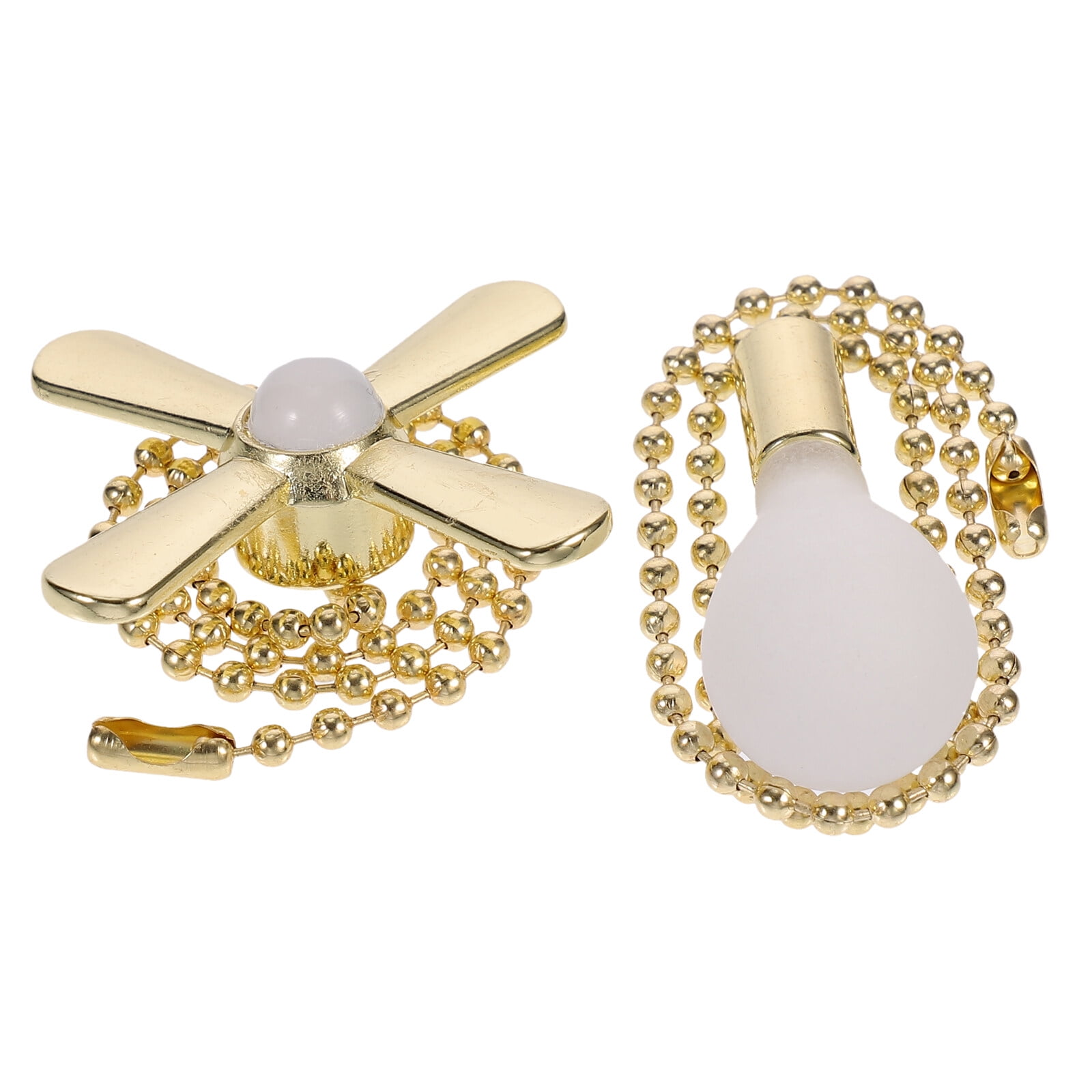 4pcs Ceiling Fan Pull Chain Ornaments Light Bulb Pull Chains Decorative ...