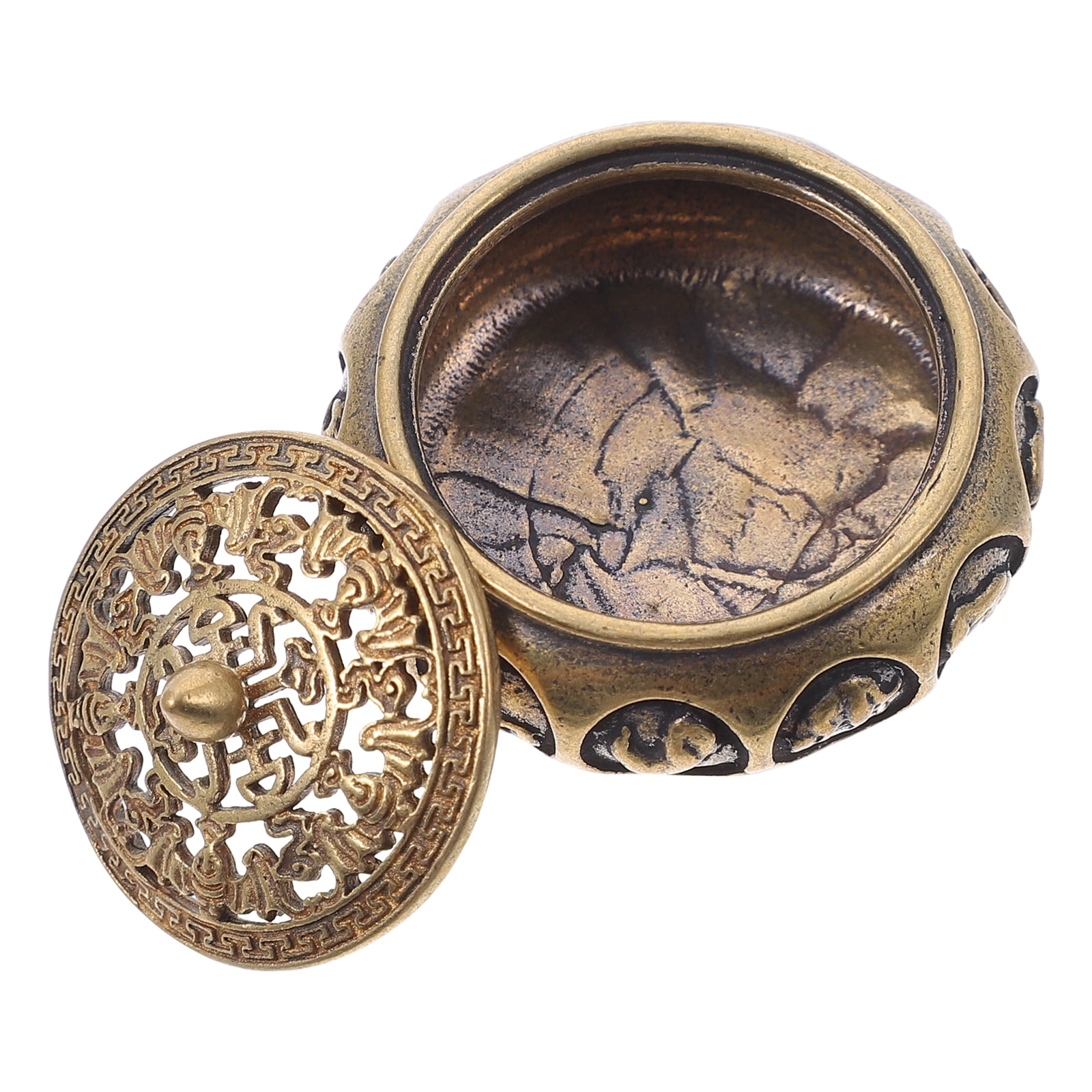 4pcs Censer Holder Statue Brass Incense Burner Chinese Zodiac Incense ...