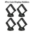 4pcs Challenge Coin Display Frame, 3D Floating Display Case Stand ...