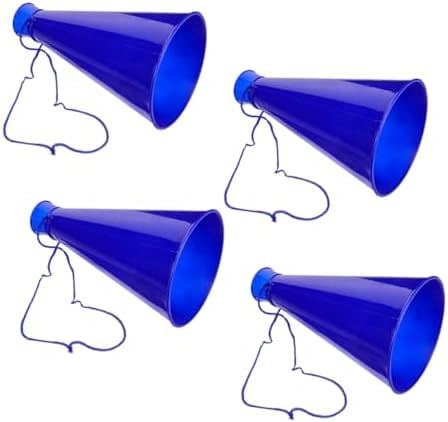 4pcs Cheering Horn Plastic Mini Megaphone Cheerleader Shouting Cone ...