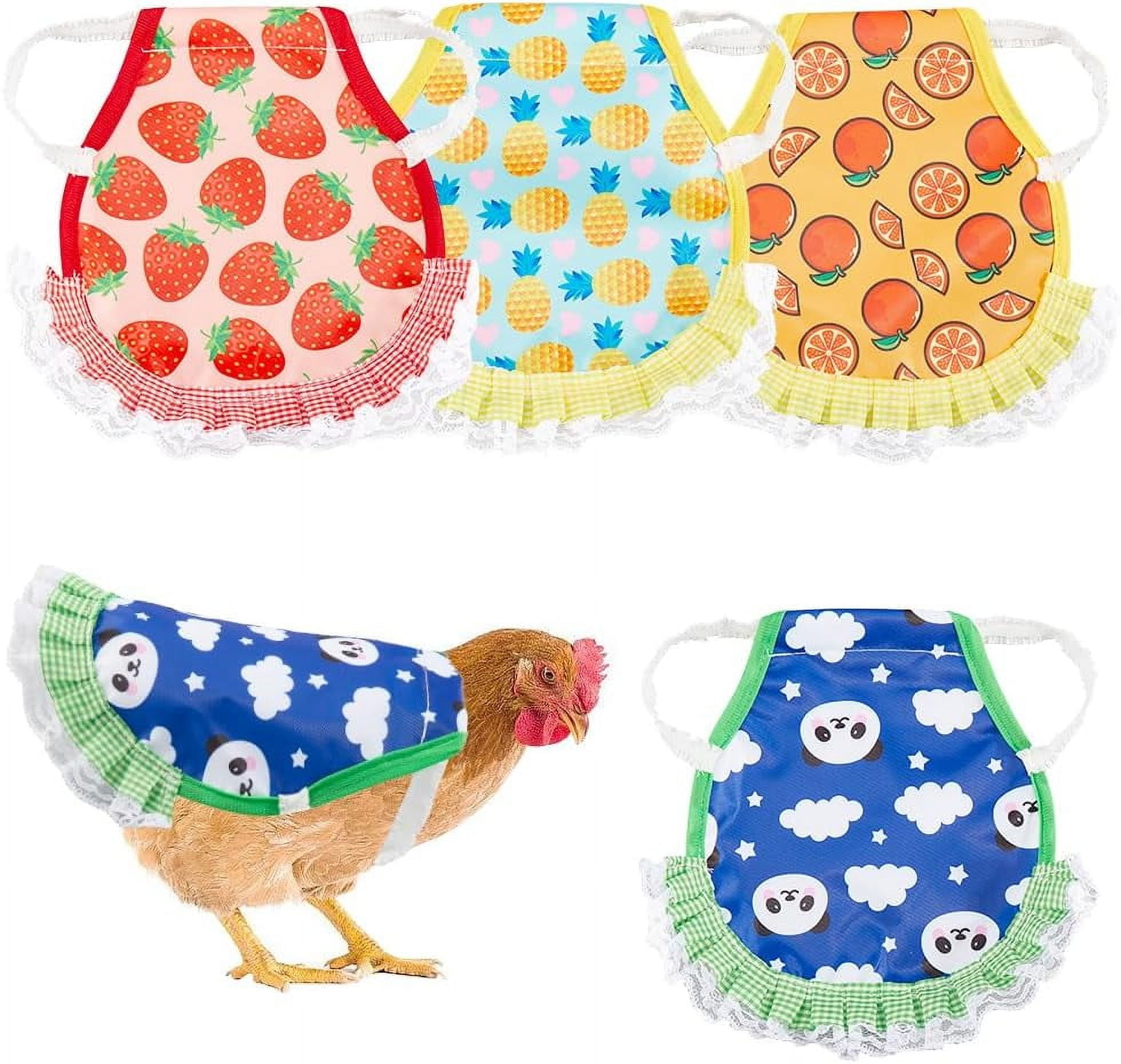 4pcs Chicken Saddle for Hens Yellow Waterproof Protector for Back and ...