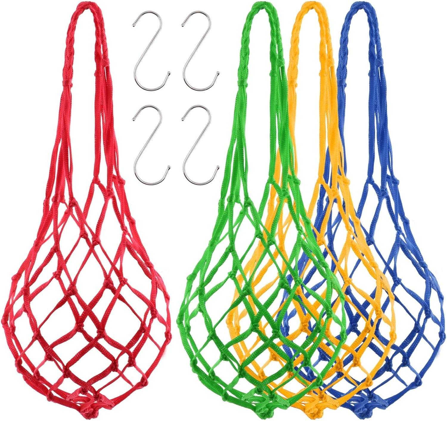4pcs Chicken Vegetable Hanging Feeder Polyester Chicken Vegetable ...
