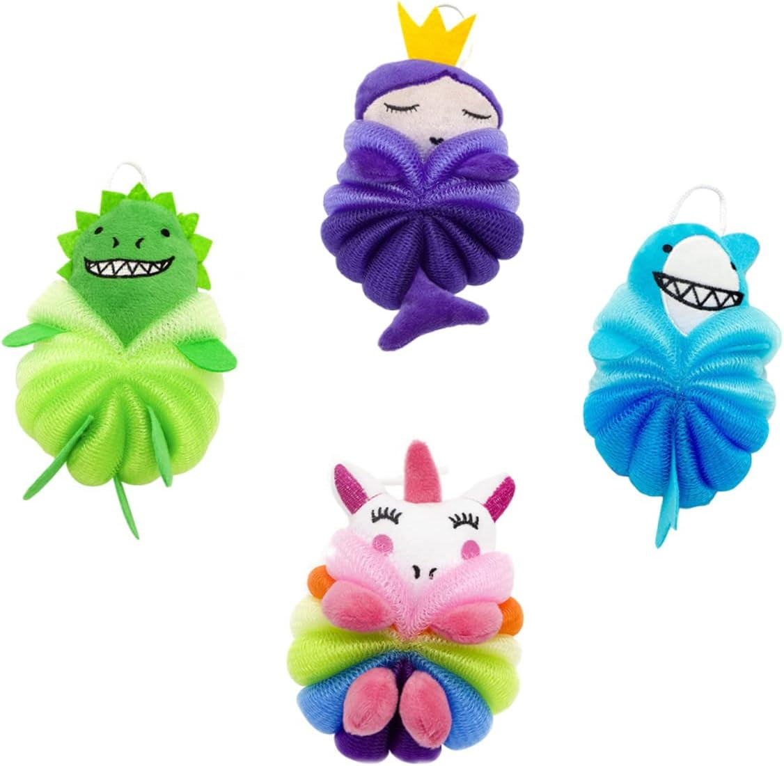 4pcs Children's Bath Ball Kids Tools Shower Balls Mesh Shower Balls ...