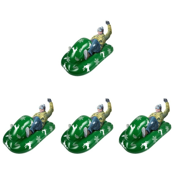 4pcs Clispeed Inflatable Snow Sled Winter Snow Racer Snow Rider for ...