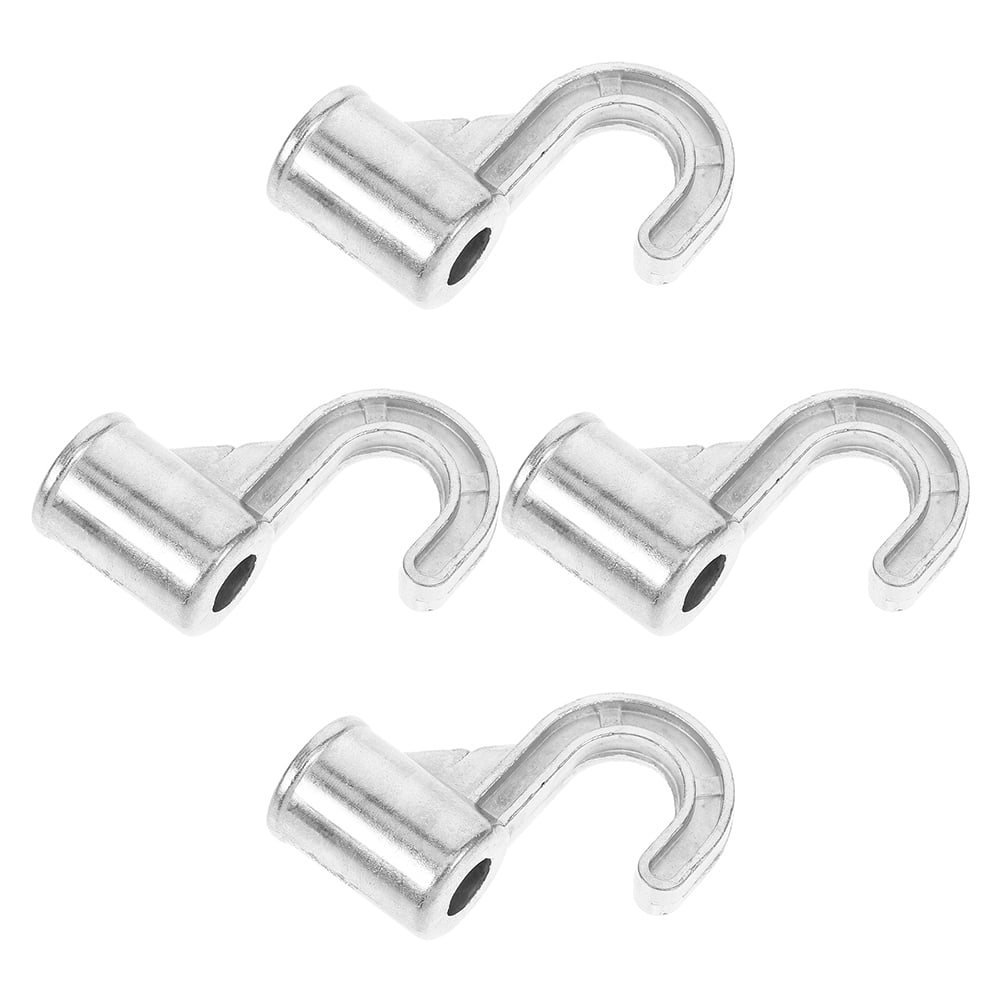 4pcs Closet Rod Storage Holders Closet Rod Clips Towel Rod Supports ...