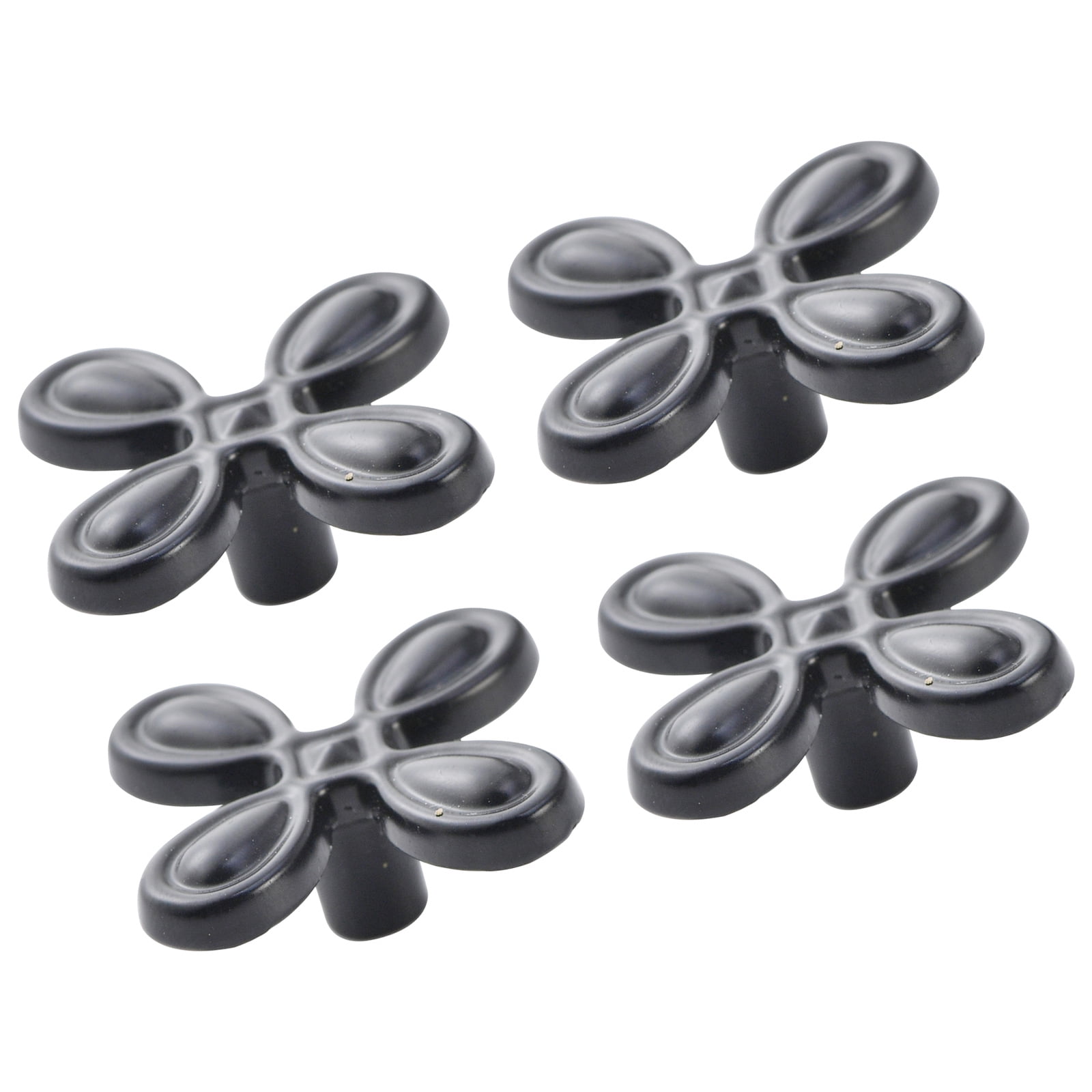 4pcs Clovers Zincs Alloys Cabinet Pull Vintage Brasses Look Drawer ...