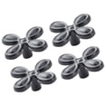 4pcs Clovers Zincs Alloys Cabinet Pull Vintage Brasses Look Drawer ...