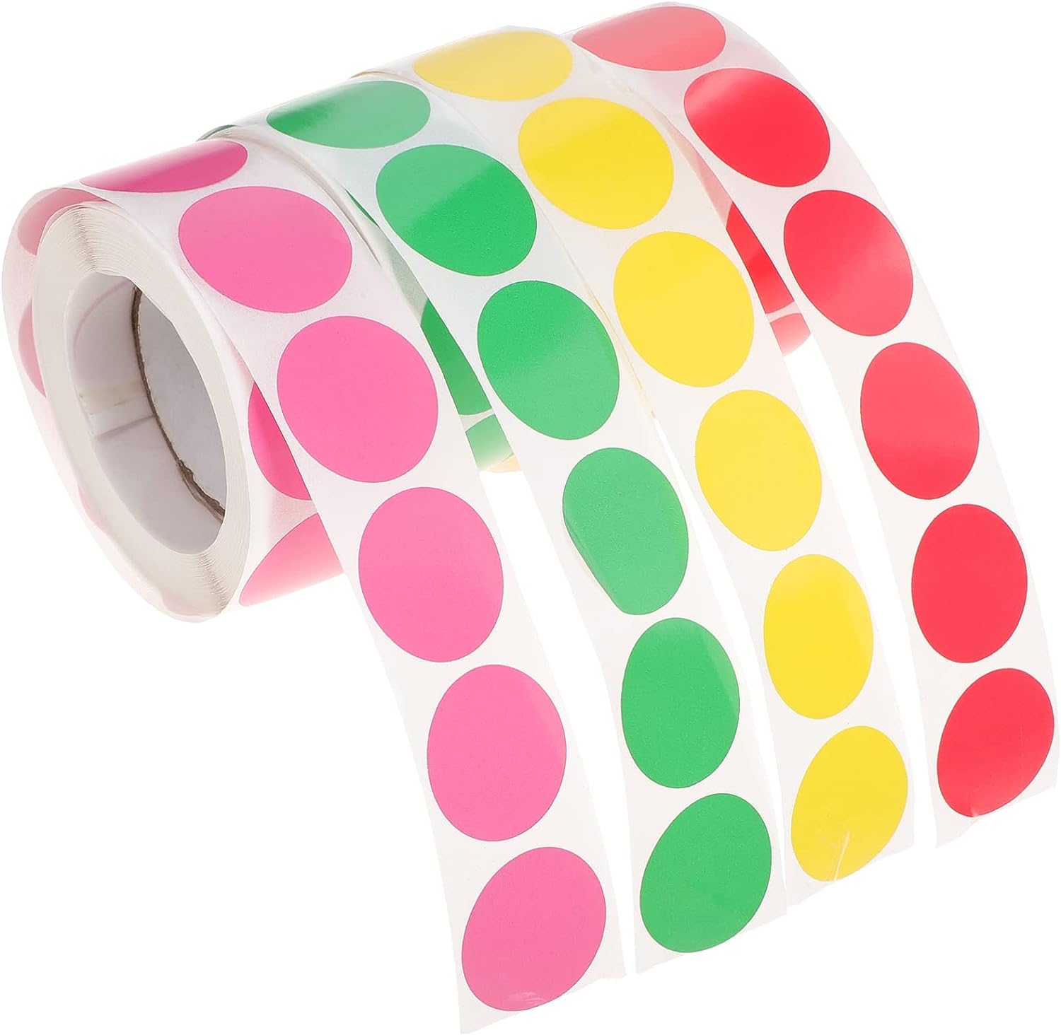 4pcs Color Coding Labels Circle Dot Stickers Round Color Coding Labels ...