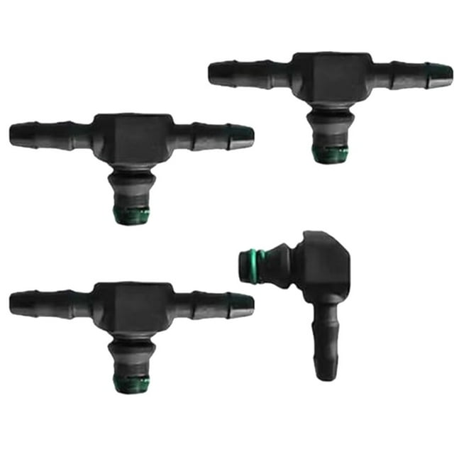 4pcs Common Rail Diesel Injector Return Pipe Connector T & L Pipe ...