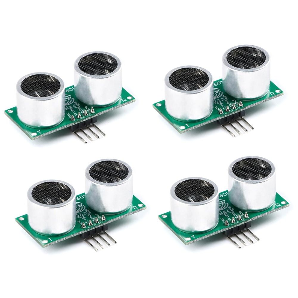 4pcs Compatible with HC-SR04 2cm-4.5M 2.2mA 3-5V Ultrasonic Module ...
