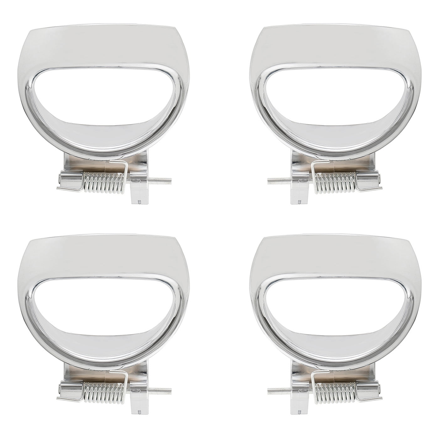 4pcs Complete Left+Right Front+Rear Side Chrome Interior Door Handles ...