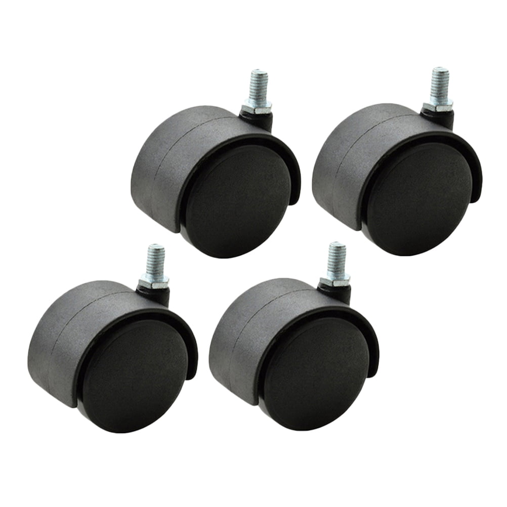 4pcs Computer Chair Wheel M8 Replacement Furniture Wheel Heavy Duty ...