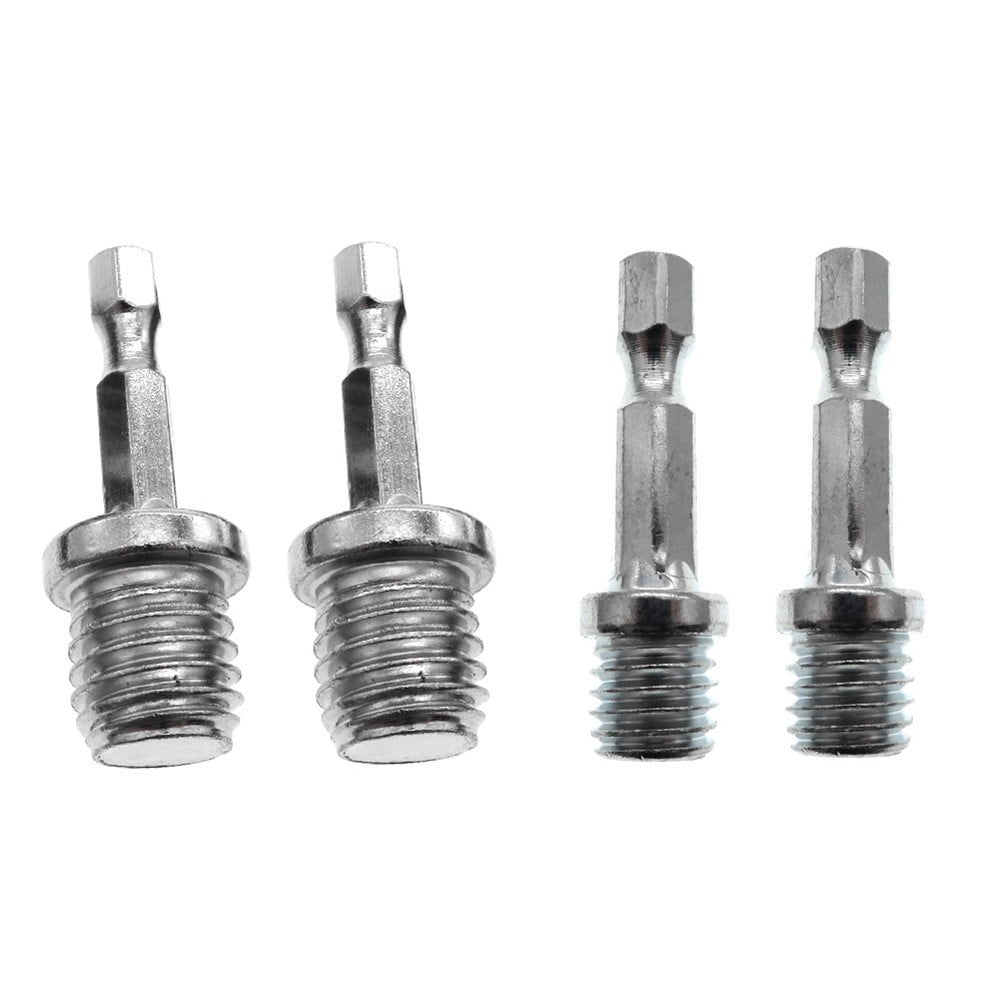 4pcs Connecting Rod Adapter Connect For Electric Drills Backing Pad Rod ...