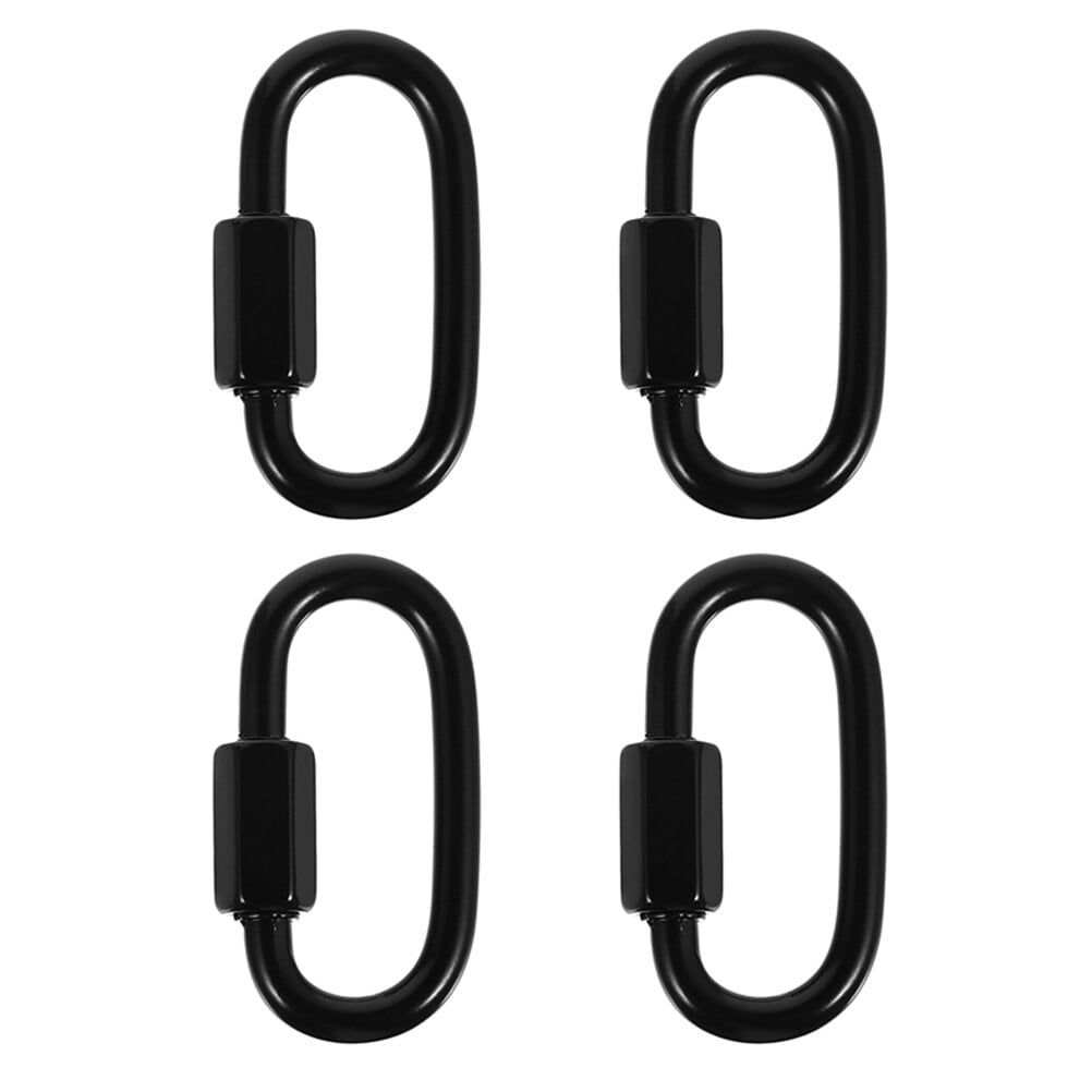 4pcs Connection Ring Camping Buckle Stainless Steel Chain Links Quick ...