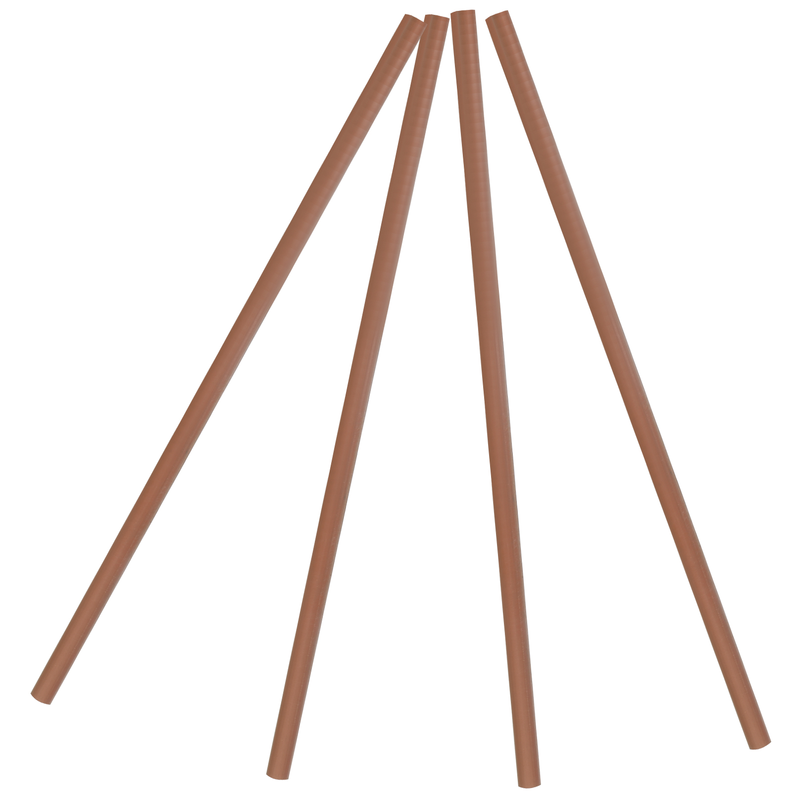 4pcs Copper Rods DIY Crafting Making Round Rods Handicraft Making ...