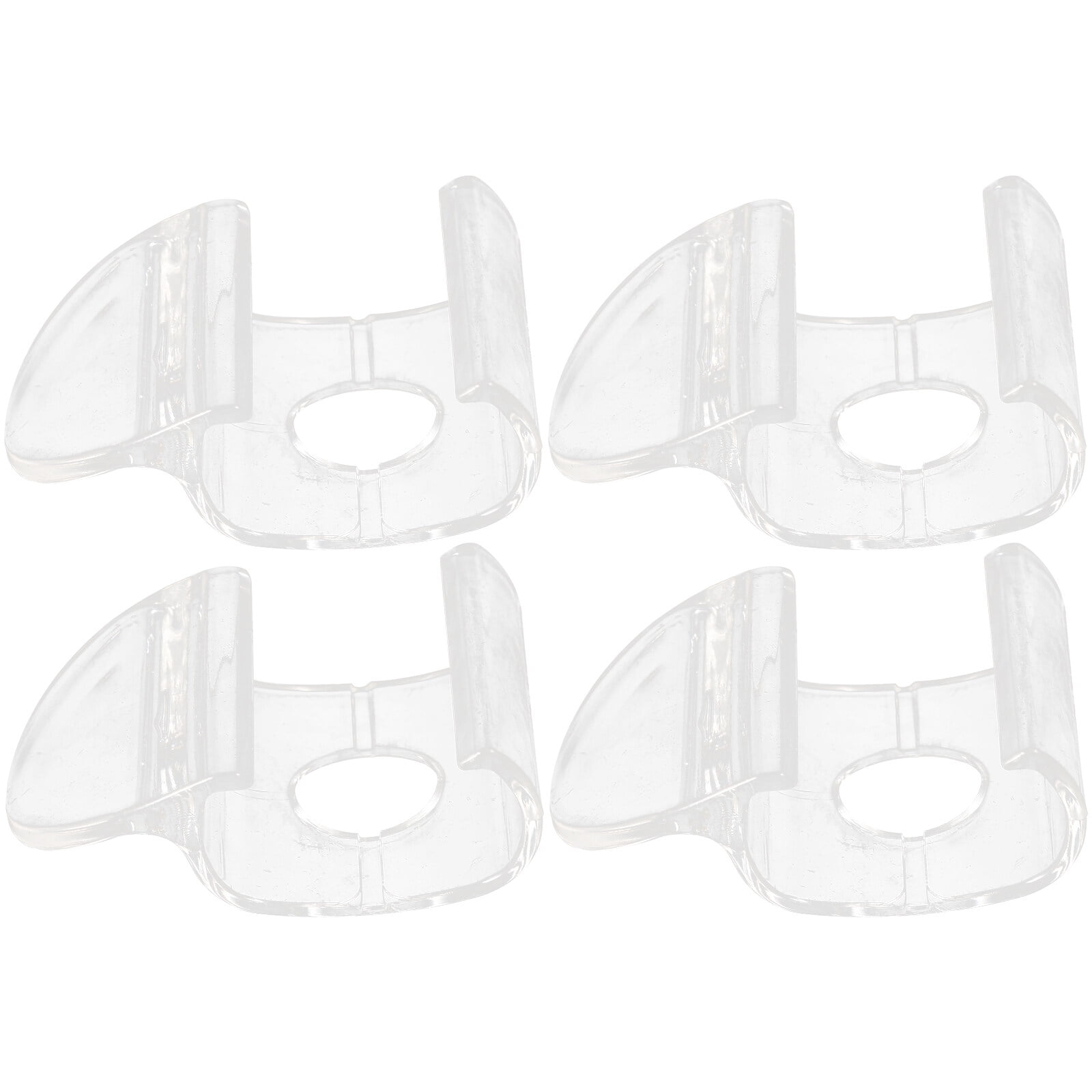 4pcs Cordless Shade Handles Roller Window Shades Pulls Transparent ...