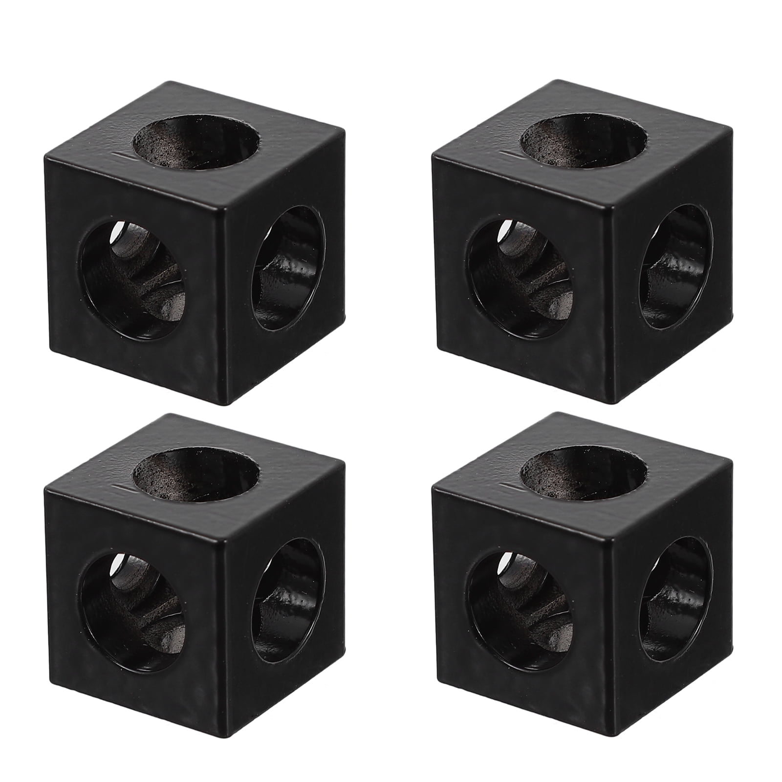 4pcs Corner Bracket Cube Black Corner Bracket Cube Aluminum Block Cube ...
