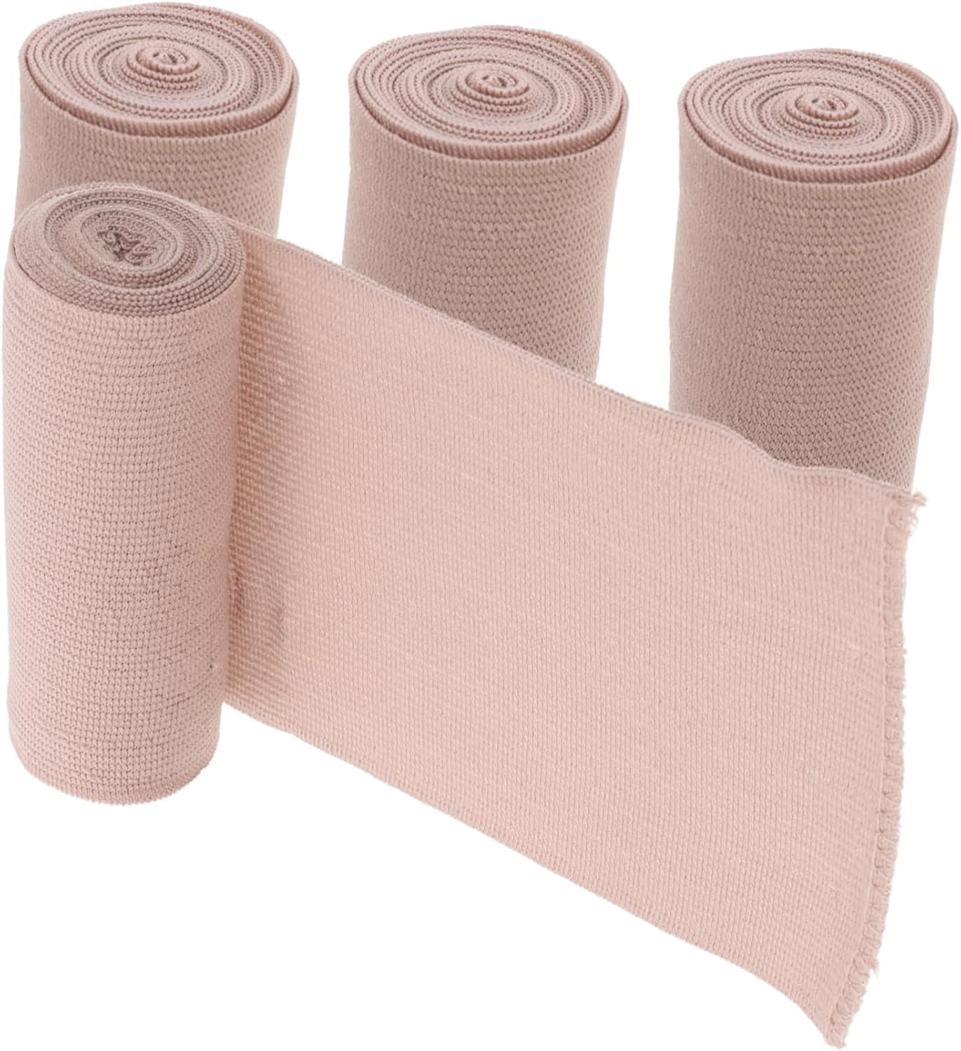 4pcs Cotton Elastic Bandage Compression Wraps 100mm Wide Length Ideal ...