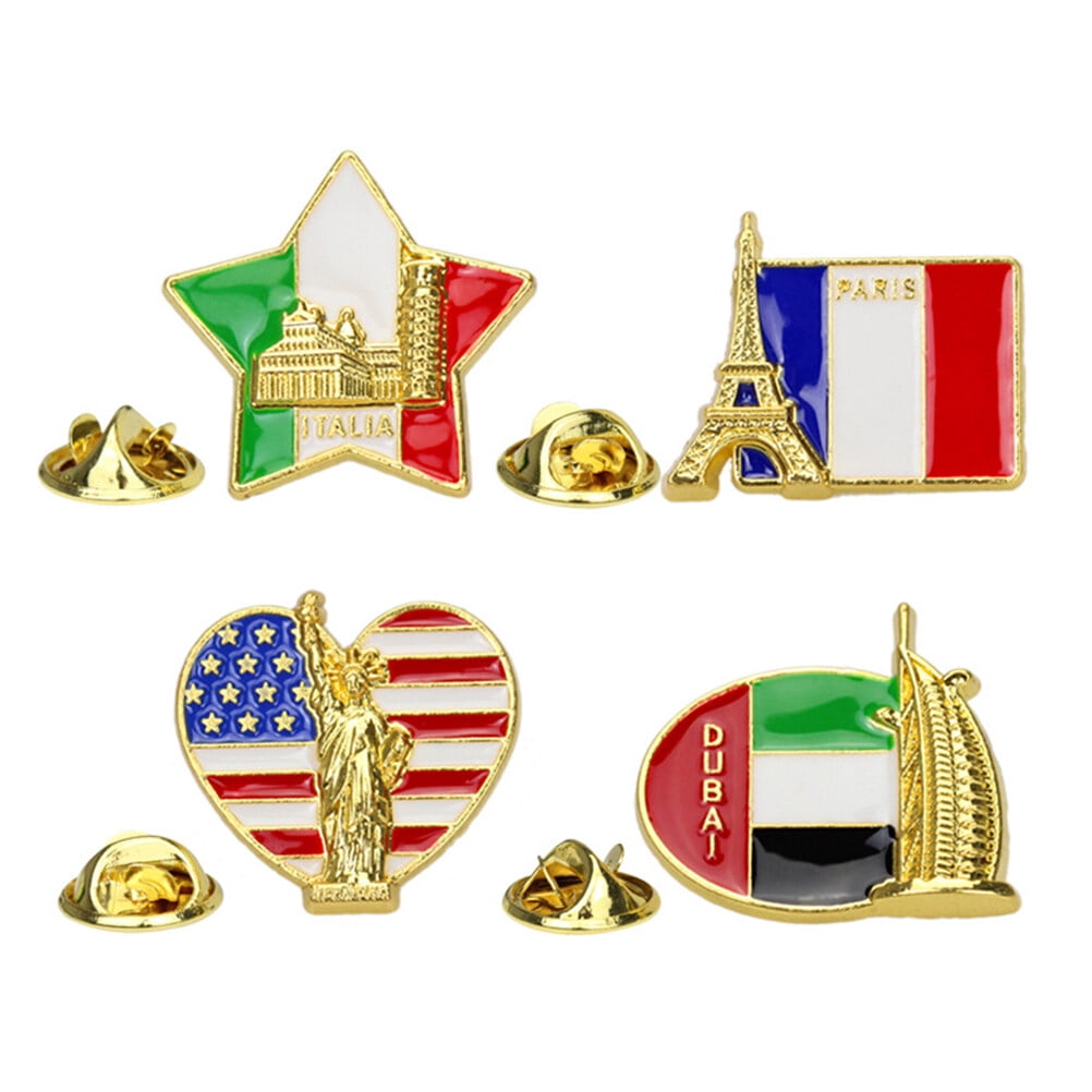 4pcs Creative Breastpin Creative Women Brooches Chic Brooch Pin Costume ...