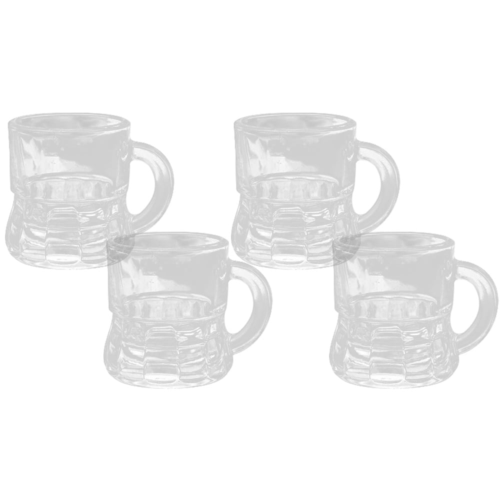 4pcs Creative Mini Shot Glasses Liquor Glass Party Small Beer Cup Whiskey Shot Glasses