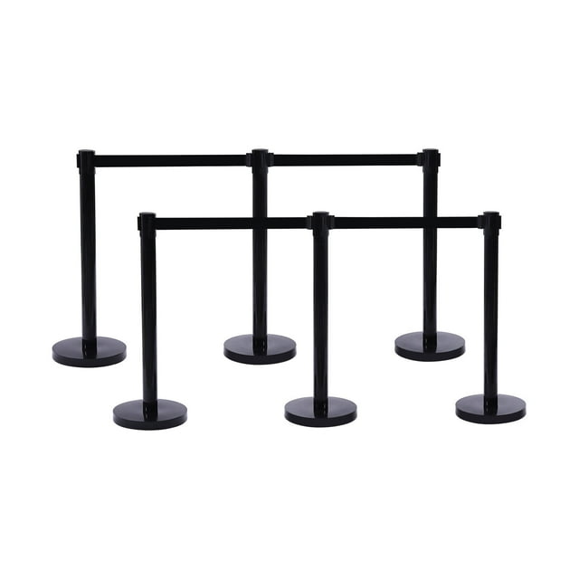 4pcs Crowd Control Stanchion Red Carpet Event Isolation Post Queue Line ...