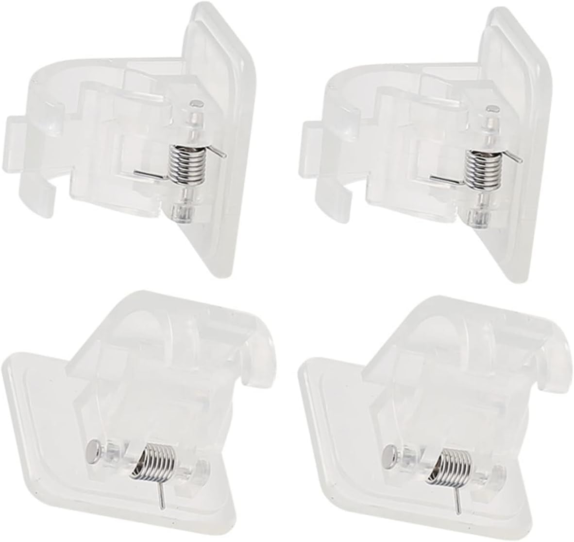 4pcs Curtain Rod Sticky Hook Curtain Hooks for Drapes Curtain Brackets ...