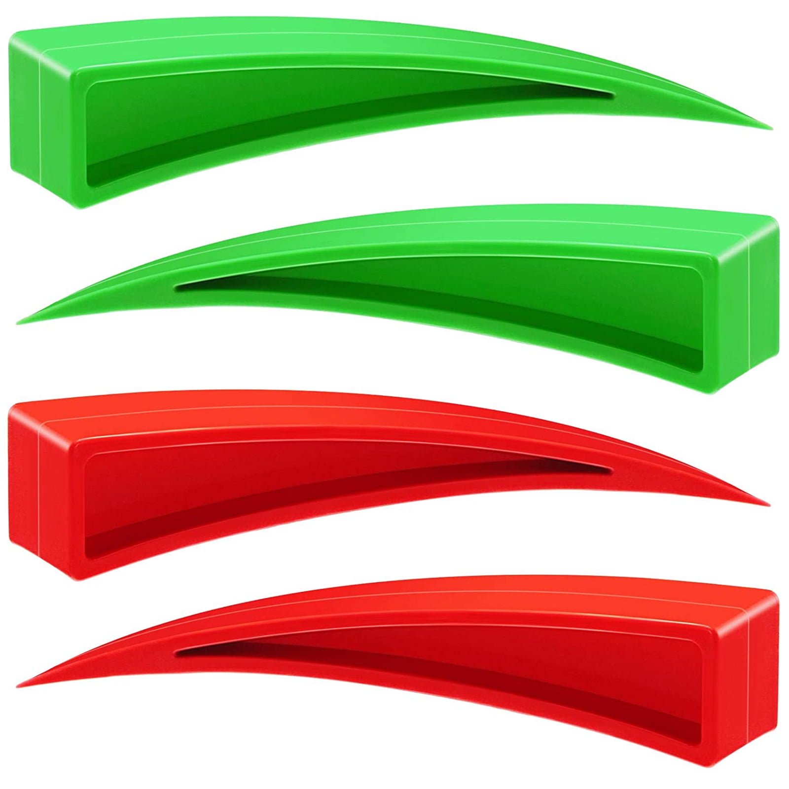 4pcs Curved Car Door Window Wedges Auto interior Door Panel Audio ...