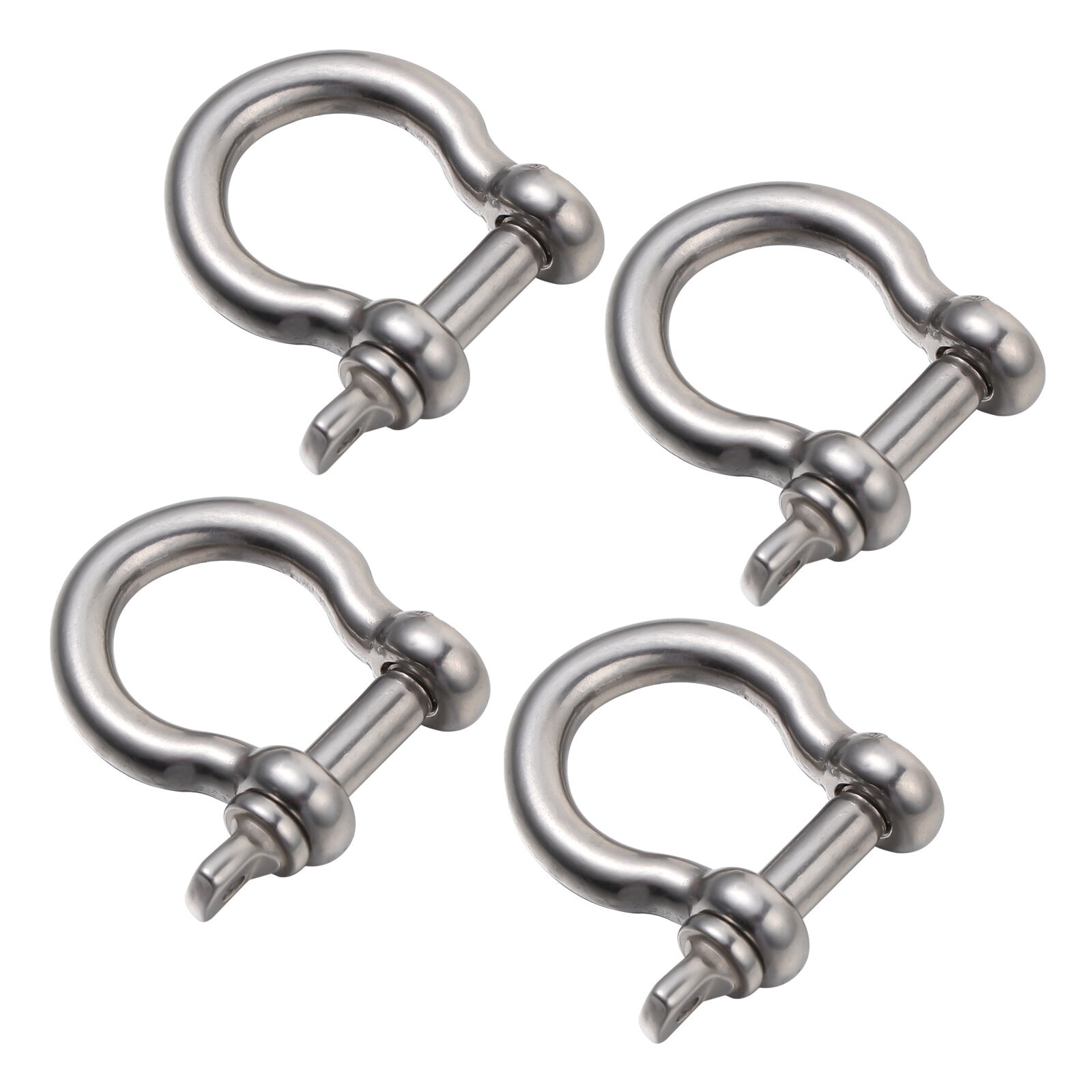 4pcs D-Shaped Shackles Horseshoe Shaped Shackles Stainless Steel ...