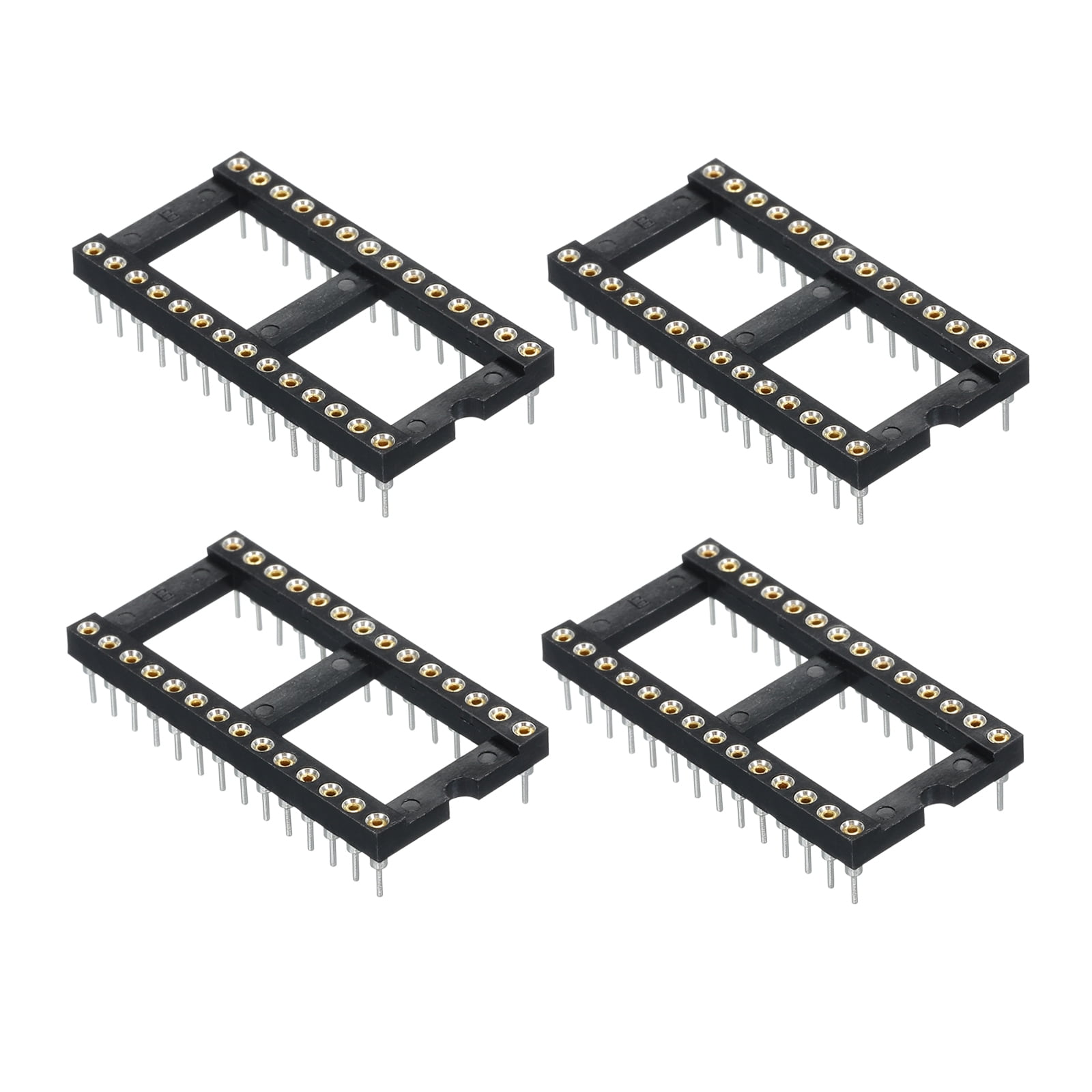 4pcs DIP IC Chip Socket Adapter Round Pin 32P 2.54mm Pitch IC Socket ...