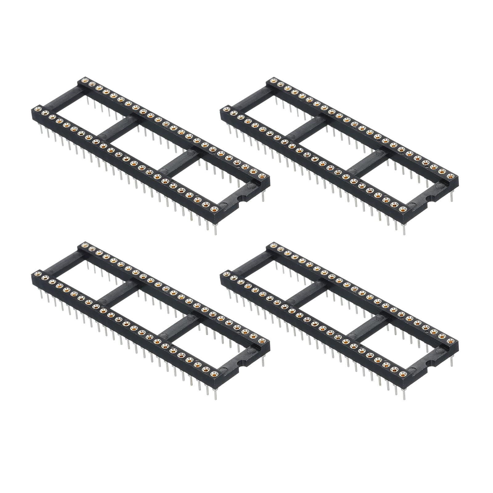 4pcs DIP IC Chip Socket Adapter Round Pin 48P 2.54mm Pitch IC Socket ...