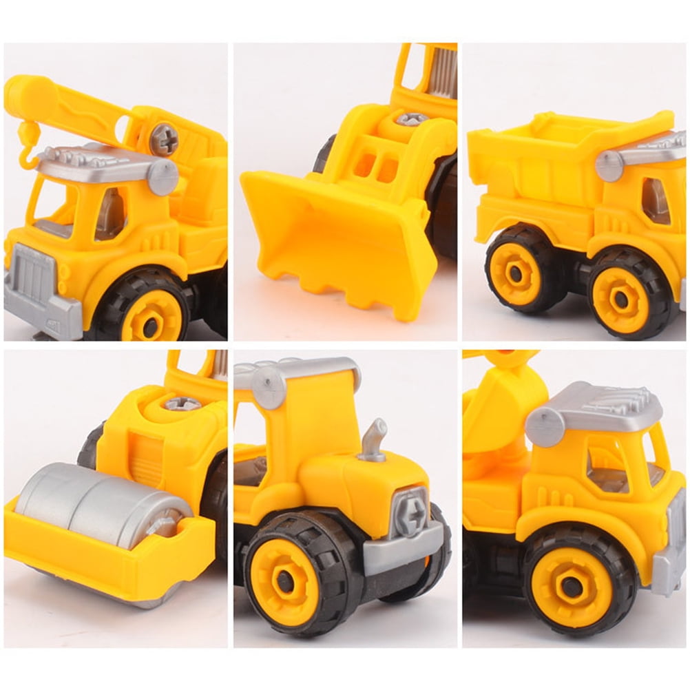 4pcs DIY Dismantling Car Toy Funny Engineering Car Assembling Toy ...