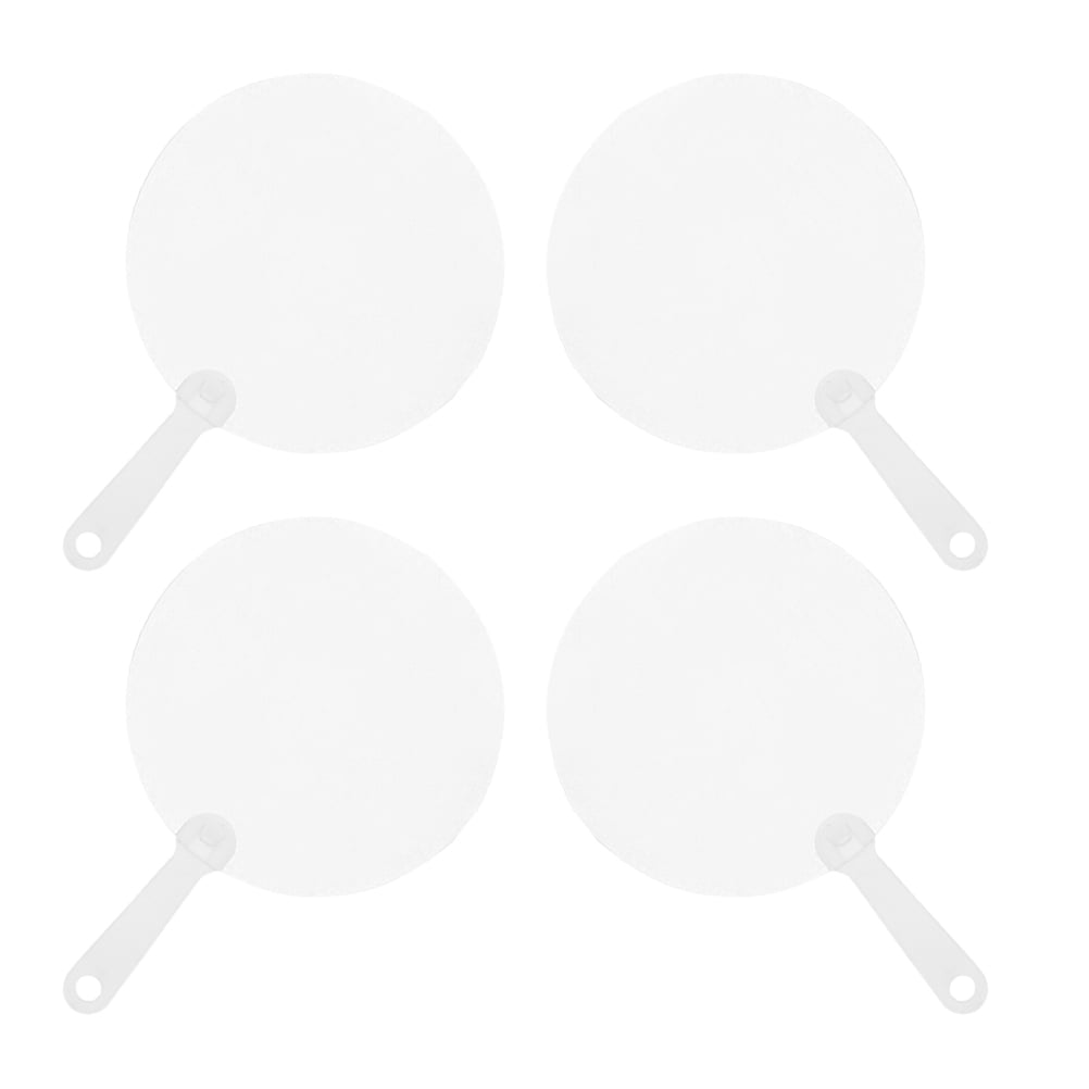 4pcs Mini Diy Painting Fan Blank Fans Graffiti Fan Handheld Fan Diy ...