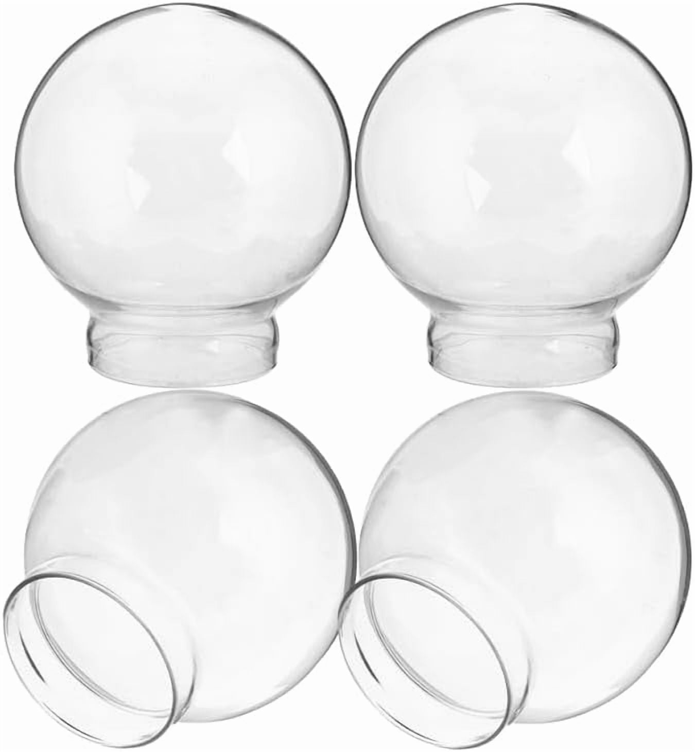 4pcs DIY Snow Globes Glass Dome Globe Music Box Covers Micro-Landscape ...