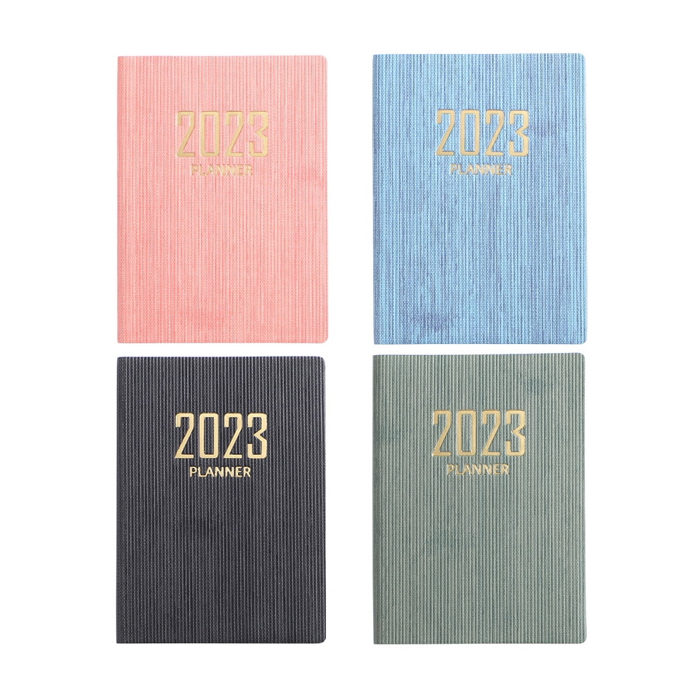 4pcs Daily Schedule Book 2023 Planner Daily Appointment Planning ...