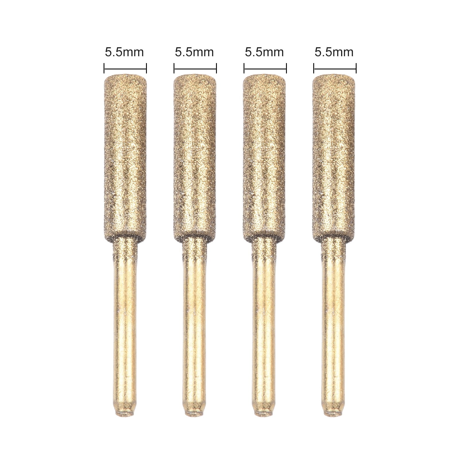 4pcs Diamond Chainsaw Ener Cylindrical Burr Chainsaw Sharpener Stone ...