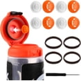4pcs Dispensing Rubber Valves Compatible with Gatorade Water Bottle ...