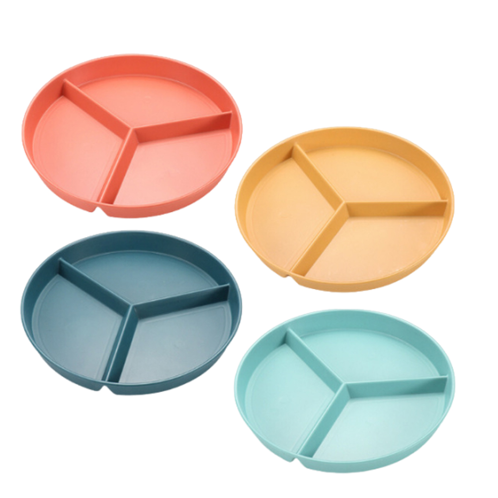 4pcs Divider Plates Divided Dinner Plates Food Serving Tray Sectioned ...
