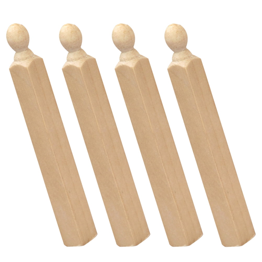 WHAMVOX Khaki Birch Mini Pillar Model for Dollhouse Stairs Making ...