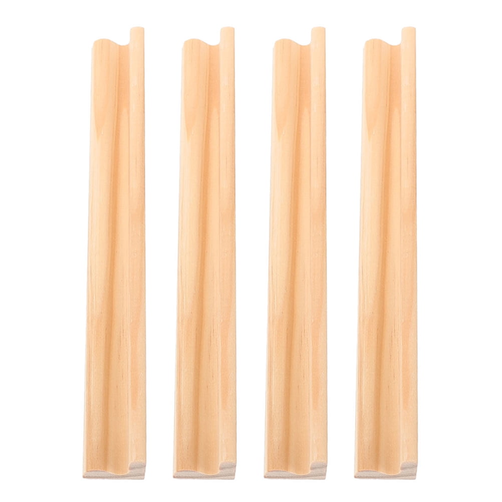 4pcs Domino Holder Wooden Domino Racks Domino Tiles Trays Domino Game ...