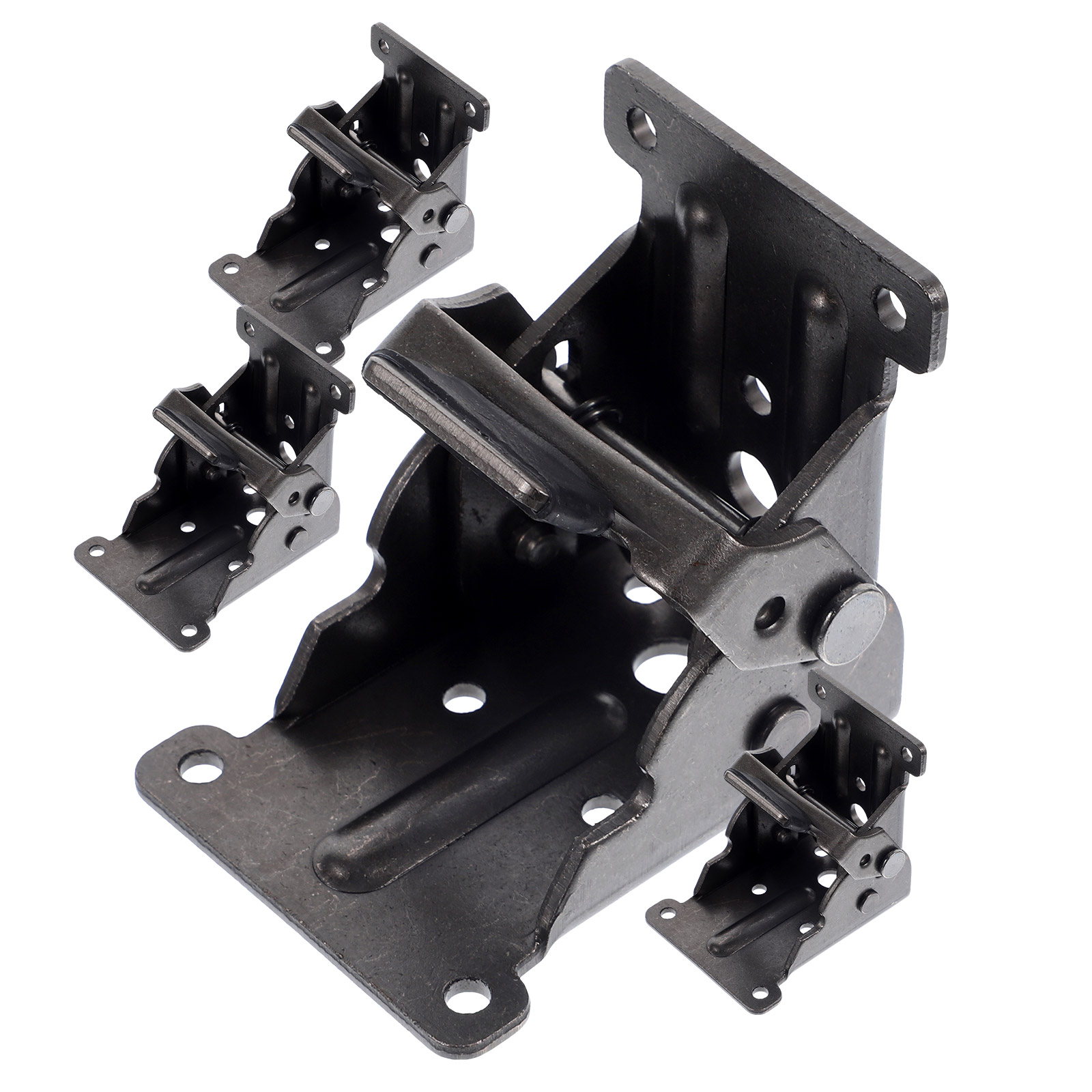 4pcs Door Hinge Angled Exterior Door Hinge Heavy Duty Spring Loaded ...