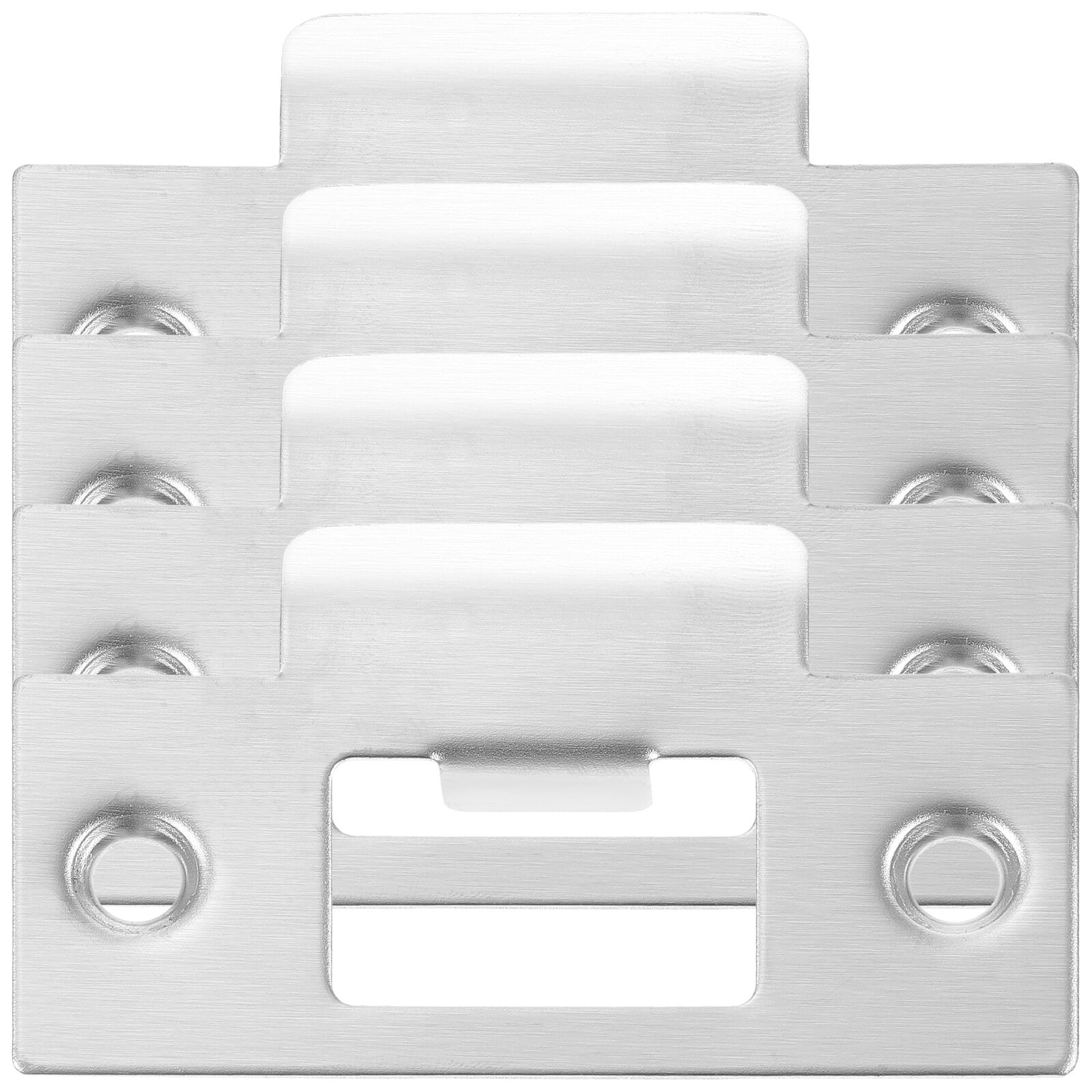 4pcs Door Latches Strike Plate Stainless Steel Strike Plates for ...