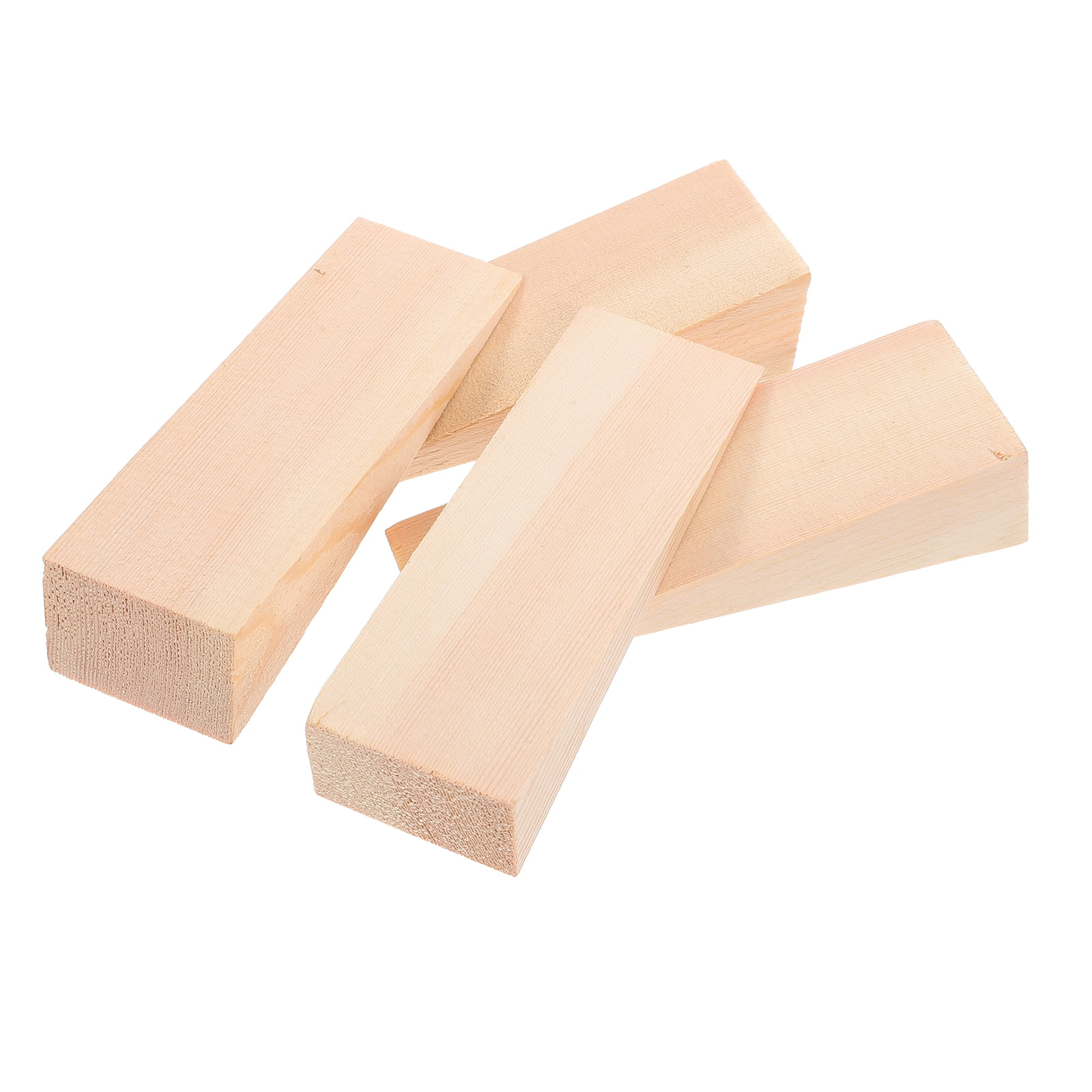 NIYANGLE Triangle Blocks Wood Door Wedges 4Pcs 4.7x1.6x1.2in - Walmart.com