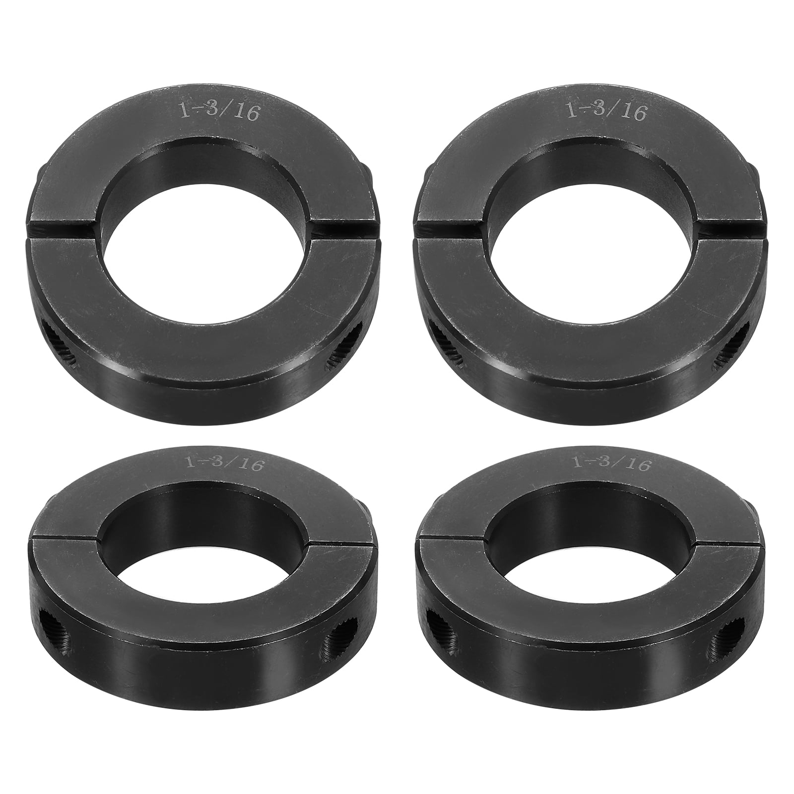 4pcs Double Split Shaft Collar for 1-3/16" Shaft, Two-Piece Clamping ...