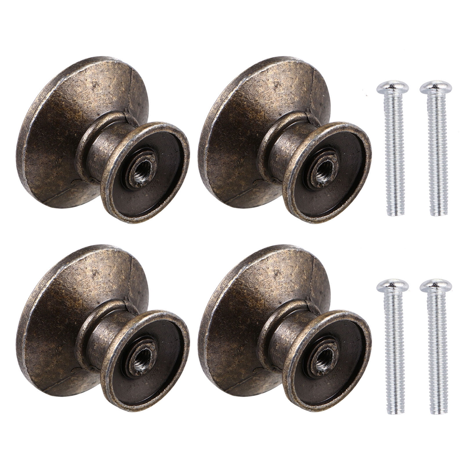 4pcs Drawer Cabinet Knobs Simple Door Handles Vintage Single-hole ...