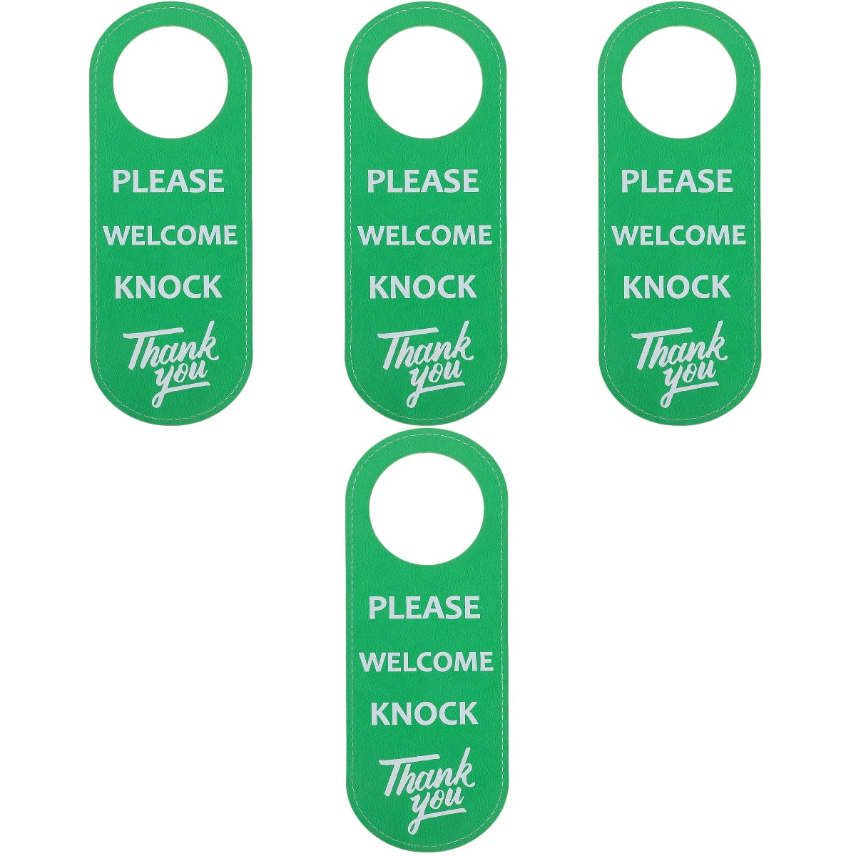 4pcs Dual Side Door Tag Hotel Door Knob Hanger Sign Double Sided Don't ...